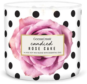 Goose Creek Candle svíčka Candied Rose Cake, 411 g