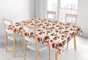 Bellatex Ubrus VÁNOCE Červená,Zlatá 120x140 cm