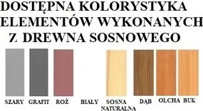 Třípatrová postel pro tři osoby ETAPO 180x80