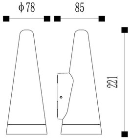 Lucide 27803/01/29- Venkovní nástěnné svítidlo WIZARD 1xGU10/35W/230V IP54 černá
