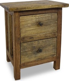 vidaXL Noční stolek, masivní recyklované dřevo, 40 x 30 x 51 cm [244487]