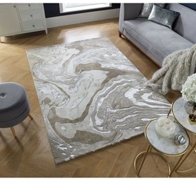 Béžový koberec Flair Rugs Marbled, 160 x 230 cm