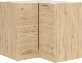 BORDEAUX bb | dolní skříňka 89x89 DN 1F rohová s policí | 89x89 cm | dub bordeaux