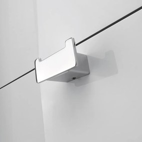 Háček designový dvojitý kovový obdélník - dvojháček do koupelny NIMCO Kibo Ki 14053-26