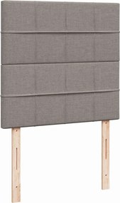 Box spring postel s matrací taupe 90x190 cm textil 3291139