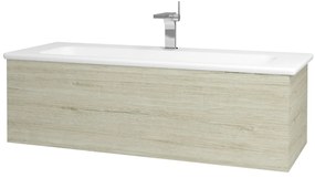 Dřevojas Koupelnová skříň VARIANTE SZZ 120 (umyvadlo Euphoria) Varianta: N01 Bílá lesk / D10 Borovice Jackson