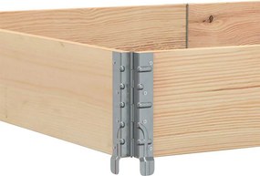 Zahradní truhlík 150 x 100 cm masivní borové dřevo 3295415