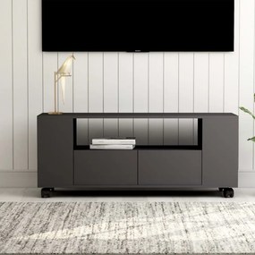 TV stolek šedý 120x35x48 cm kompozitní dřevo