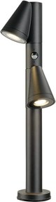 LA 1008015 T-TUBE 70 POLE venkovní stojací svítidlo, GU10, dvojité, senzor, IP44, max. 10 W, černé - BIG WHITE (SLV)
