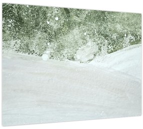 Obraz - Abstrakce štětci (70x50 cm)