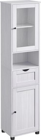 XXXLutz VYSOKÁ SKŘÍŇ, bílá, bílá, 40/165/30 cm MID.YOU - Online Only koupelnové skříňky - 002543018204