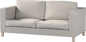 Potah na pohovku IKEA  Karlanda rozkládací, krátký barva šedá látka pletený vzor