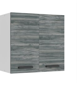 Kuchyňská skříňka Belini Premium Full Version horní 60 cm šedý antracit Glamour Wood  TOR SG2-60/0/WT/GW/0/B1/PP