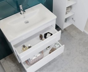 Kingsbath Luton I. 100 White koupelnová skříňka s umyvadlem