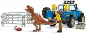 Schleich Terénní vůz s venkovním výběhem pro dinosaura / od 3 let