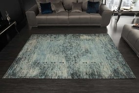 Vintage bavlněný koberec Old Marrakesch modrá 240x160cm