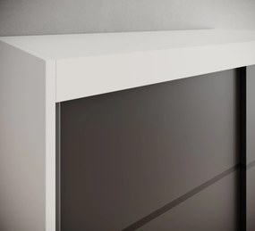 ADRK Furniture Posuvná skříň Lizi 120 ADRK-SW-LIZ-120-WB