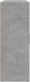 Příborníky 3 ks betonově šedé 60 x 31 x 84 cm kompozitní dřevo 3276577