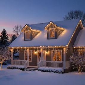 Brilagi - LED Venkovní řetěz 400xLED/8 funkcí 23m IP44 teplá bílá