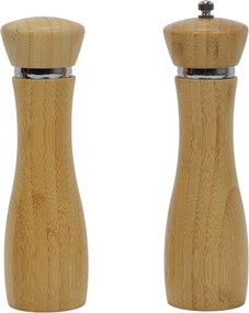 Bambusová mlýnek na sůl a pepř, 2 ks, KESPER