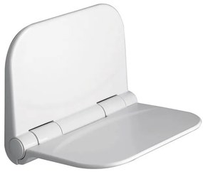 Aqualine DINO sprchové sedátko, 37,5x29,5cm, sklopné, bílá