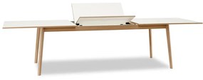 Rozkládací jídelní stůl s bílou deskou Hammel Avion 220 x 100 cm
