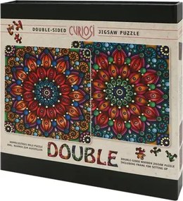 CURIOSI Puzzle Double: Květina / 165 dílků / oboustranné / dřevěné