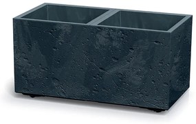 Plastový květináč SIERRAS BETON EFFECT antracit