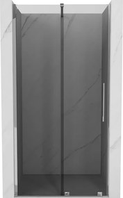 Mexen Velar, posuvné sprchové dveře do otvoru 120 cm, 8mm šedé sklo, chromová, 871-120-000-41-01