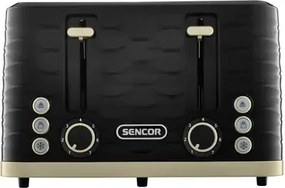 SENCOR STS 7551BK černá / Topinkovač / 1600 W / 4 sloty