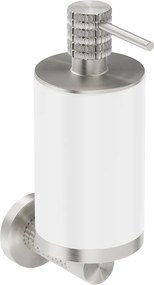 Mexen Triv, nástěnný dávkovač mýdla, bílá / broušená ocel, 70A33058-97W