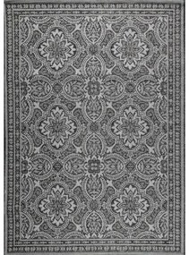 Kusový koberec Flat 21193-ivory/silver/grey Varianta: Ovál 120x170 cm