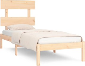 vidaXL Rám postele masivní dřevo 90 x 200 cm [3104658] Barva: Přírodní