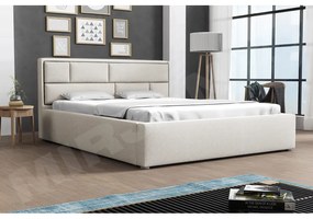Čalouněná postel s úložným prostorem a roštem Nido, Rozměr postele: 180x200, Potah: Victoria 14 867