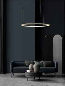 LED lustr Tarquin 60 zlaté