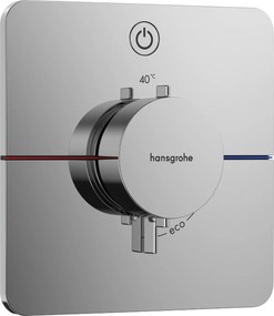 Hansgrohe ShowerSelect Comfort Q, termostat pod omítku pro 1 spotřebič, chrom, HAN-15581000