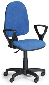 Pracovní židle Torino s područkami, modrá