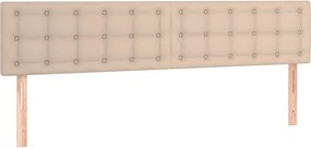 Box spring postel s matrací cappuccino 200 x 200 cm umělá kůže 3141148
