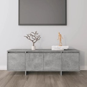 TV skříňka betonově šedá 120 x 30 x 40,5 cm kompozitní dřevo