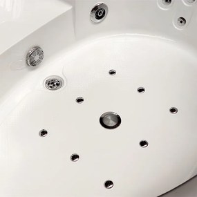BPS-koupelny Hydromasážní vířivá vana Orino 632 135x135 s ohřevem vody