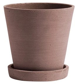 Květináč Flowerpot s podmiskou Terracotta M HAY