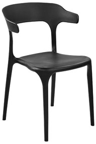 Set 8 ks jídelních židlí Gerry (černá). 1079160