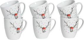 XXXLutz SADA HRNKŮ NA KÁVU porcelán keramika 6dílné Creatable - Kolekce nádobí - 007768053601