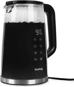 Huslog Rychlovarná konvice s displejem černá /  2200W / 1.7 L  / teplo