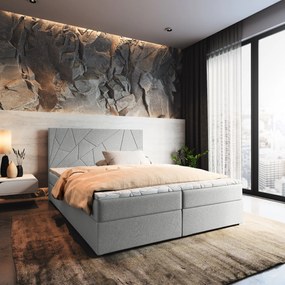 MSL Kontinentální čalouněná postel MADONA (140 x 200 cm) Barva látky: INARI 22