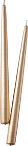 TWIN FLAME Sada svíček 2 ks 31 cm - zlatá