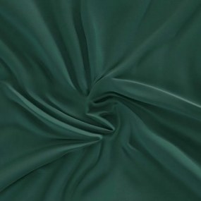Kvalitex Saténové prostěradlo s gumou tmavě zelená, 80 x 200 cm
