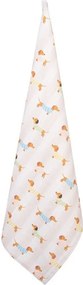 Béžová bavlněná utěrka s jezevčíky Puppy Pullover - 50*70 cm