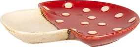 Servírovací keramický talířek houba muchomůrka Mushroom - 21*22*3 cm