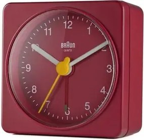 Braun BC02R červený / Klasický budík / 1 x AA baterie